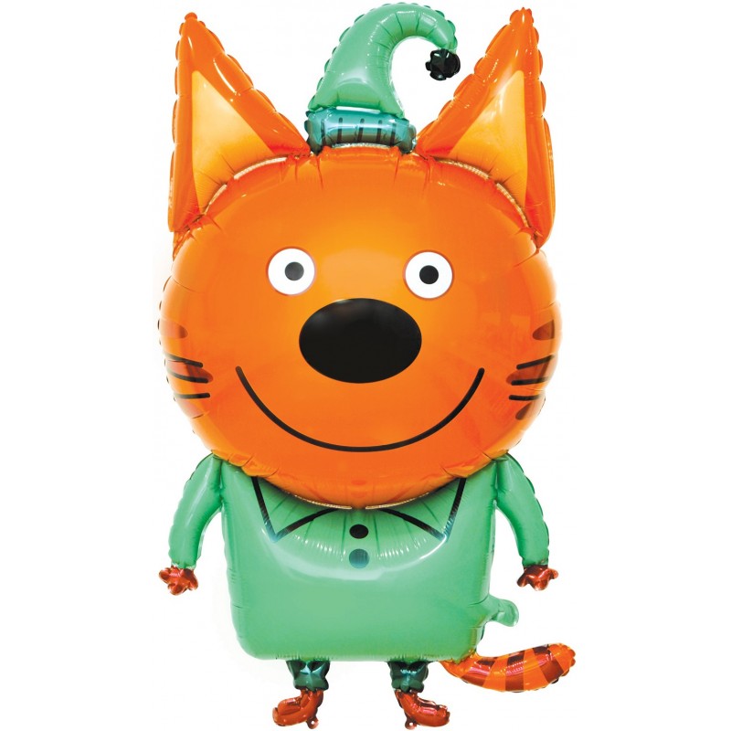 Шар (34''/86 см) Фигура, Три Кота, Компот, 1 шт. в упак. Falali, КИТАЙ